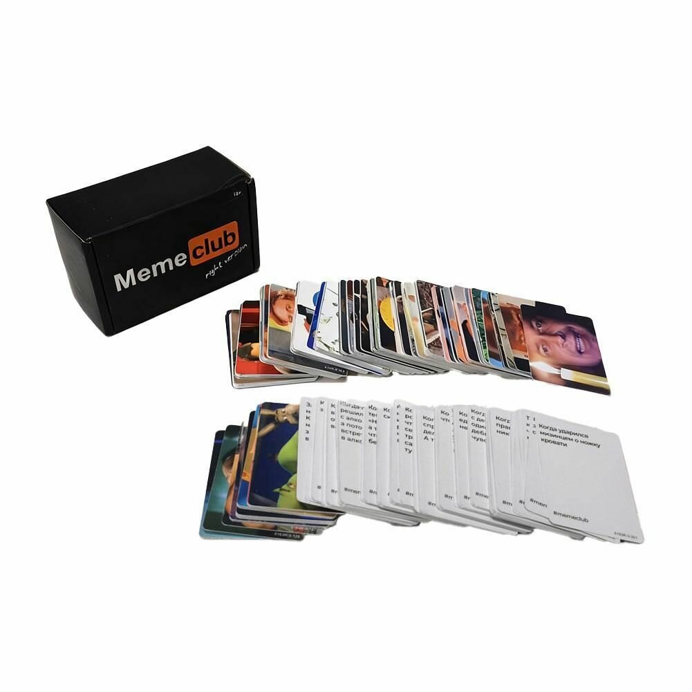 Настольные игры Memeclub мемы для компании взрослых подростков