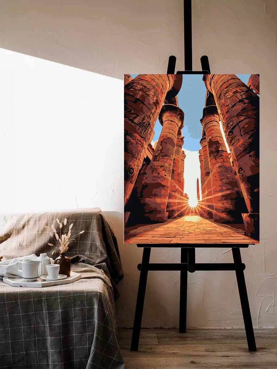 Картина по номерам Египет Храм Луксора Долина Царей Религия