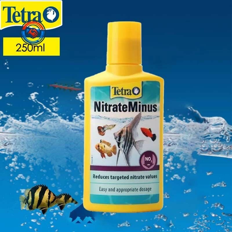 Tetra NitrateMinus, средство для снижения нитратов в аквариуме, естественное биологическое очищение воды от водорослей, подходит для пресноводных и морских аквариумов