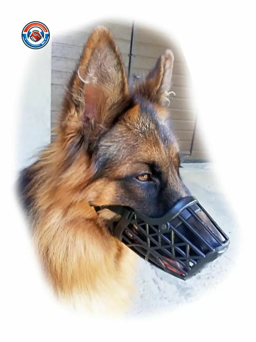 Пластиковый намордник для крупных собак, размер 6, комфортная классическая форма, вентилируемый, лёгкий, регулируемый, для добермана, овчарки, лабрадора, амстафа