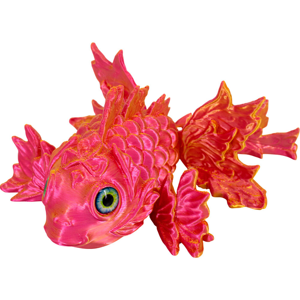 Фигурка Рыбка в пакете 1 шт красная A-007