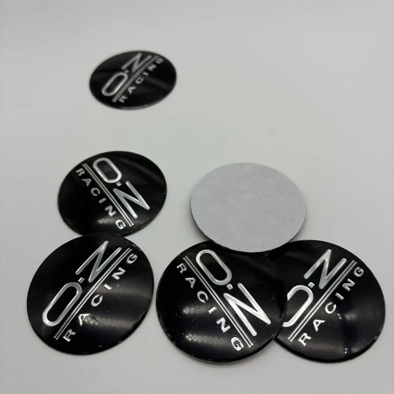 4 шт, 55 мм OZ, колпаки центральной ступицы колес гоночного автомобиля, логотип O.Z, значок, эмблема, наклейка, крышка, обод колеса, украшение, аксессуары для стайлинга, Black silver, 55mm Stickers, 4pcs OZ Racing