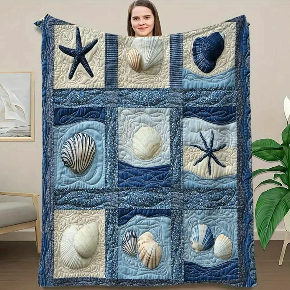 Флисовое одеяло с 3D принтом, плед для сна и отдыха