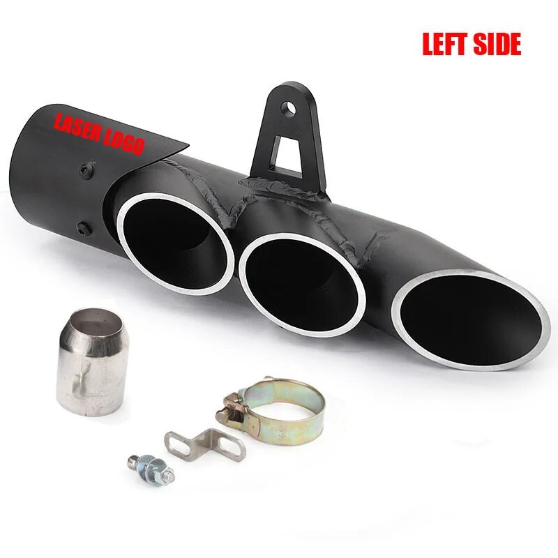 Универсальный глушитель выхлопной трубы для мотоцикла 51 мм для R1 R6 R15 FZ1 MT09 R6 Z900 zx6r cbr500r gsxr1000r