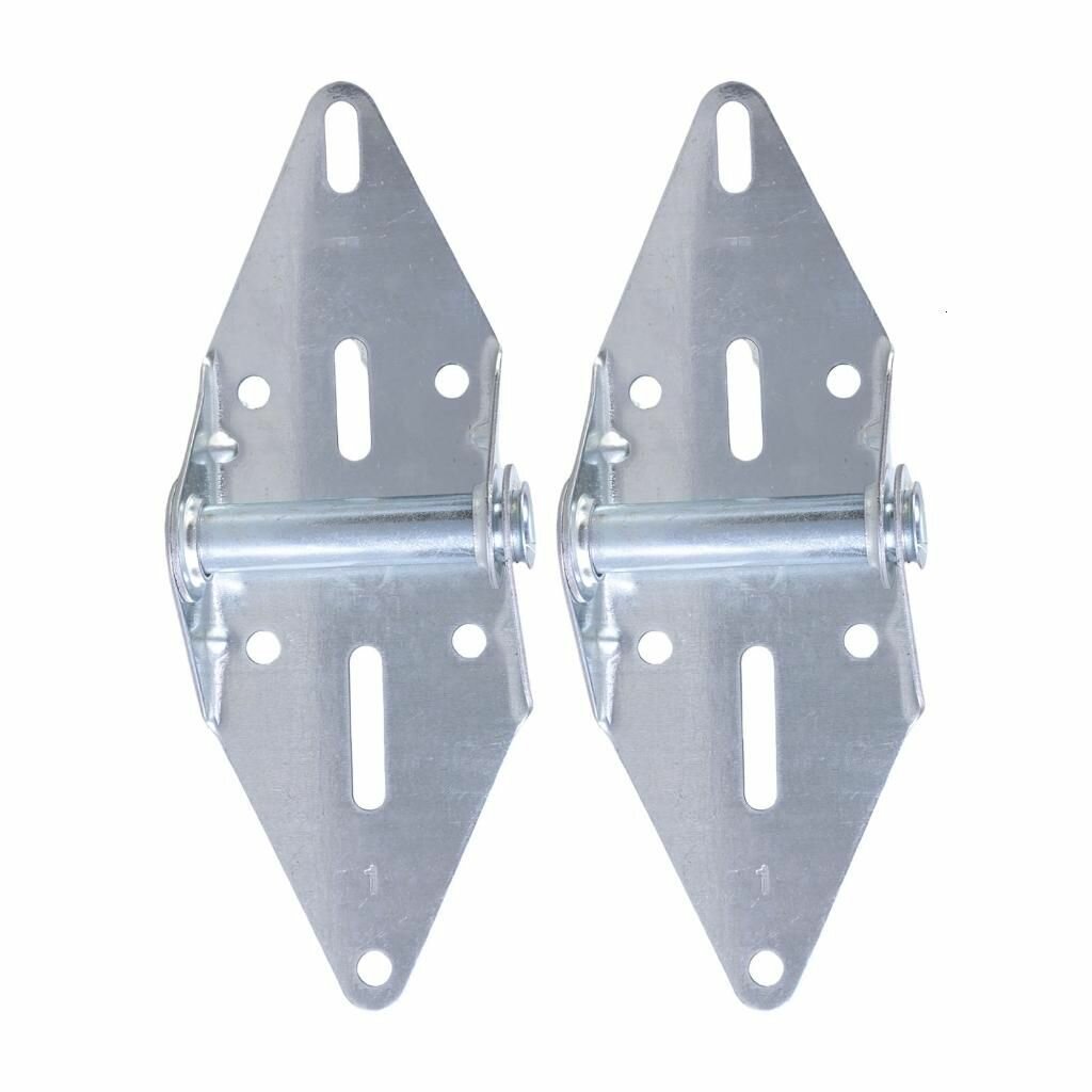 2 петли для крепления гаражных ворот, кронштейн для крепления, пластина вала-петля № 1