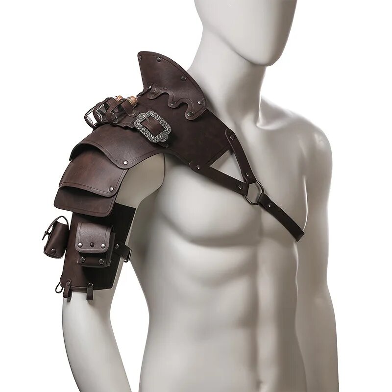 Кожаные наплечники средневековые 2