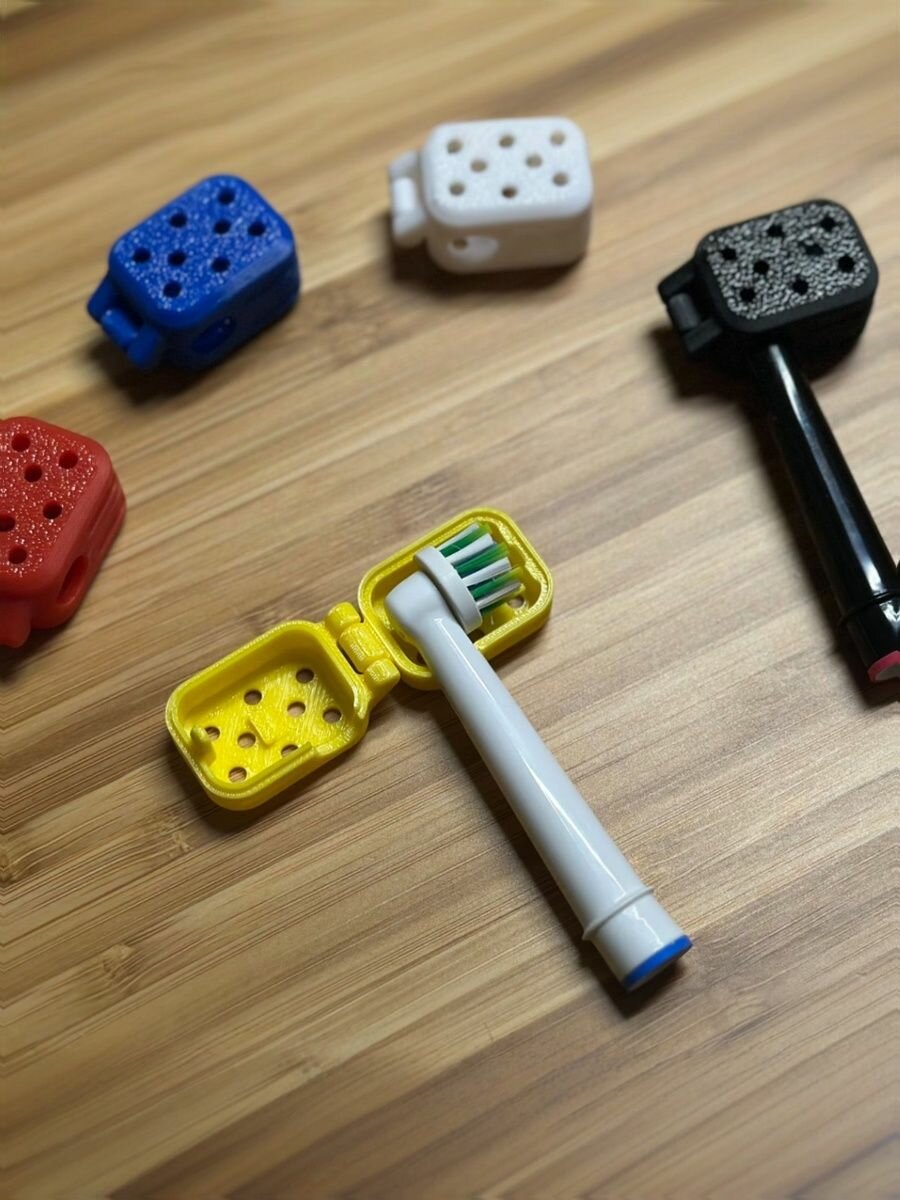 Простая дорожная головка для электрической зубной щетки Oral-B (2 шт) цвет произвольный