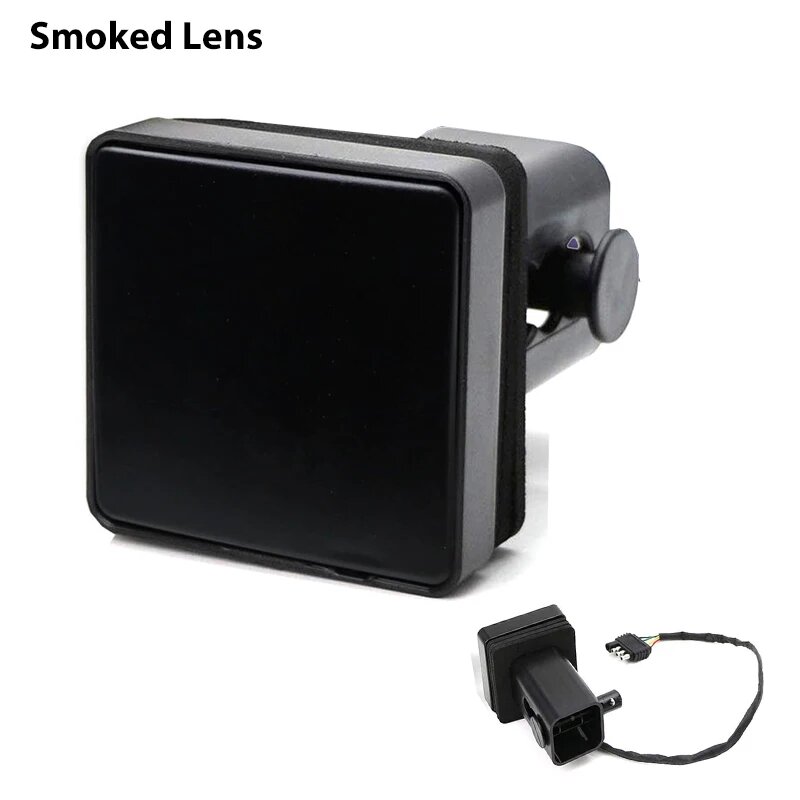 Задний стоп-сигнал черный, Smoked Lens, 2x2 дюйма