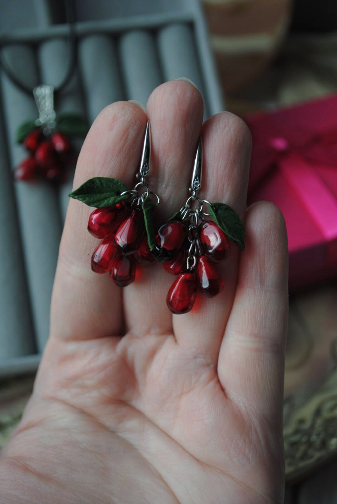 Серьги с подвесками