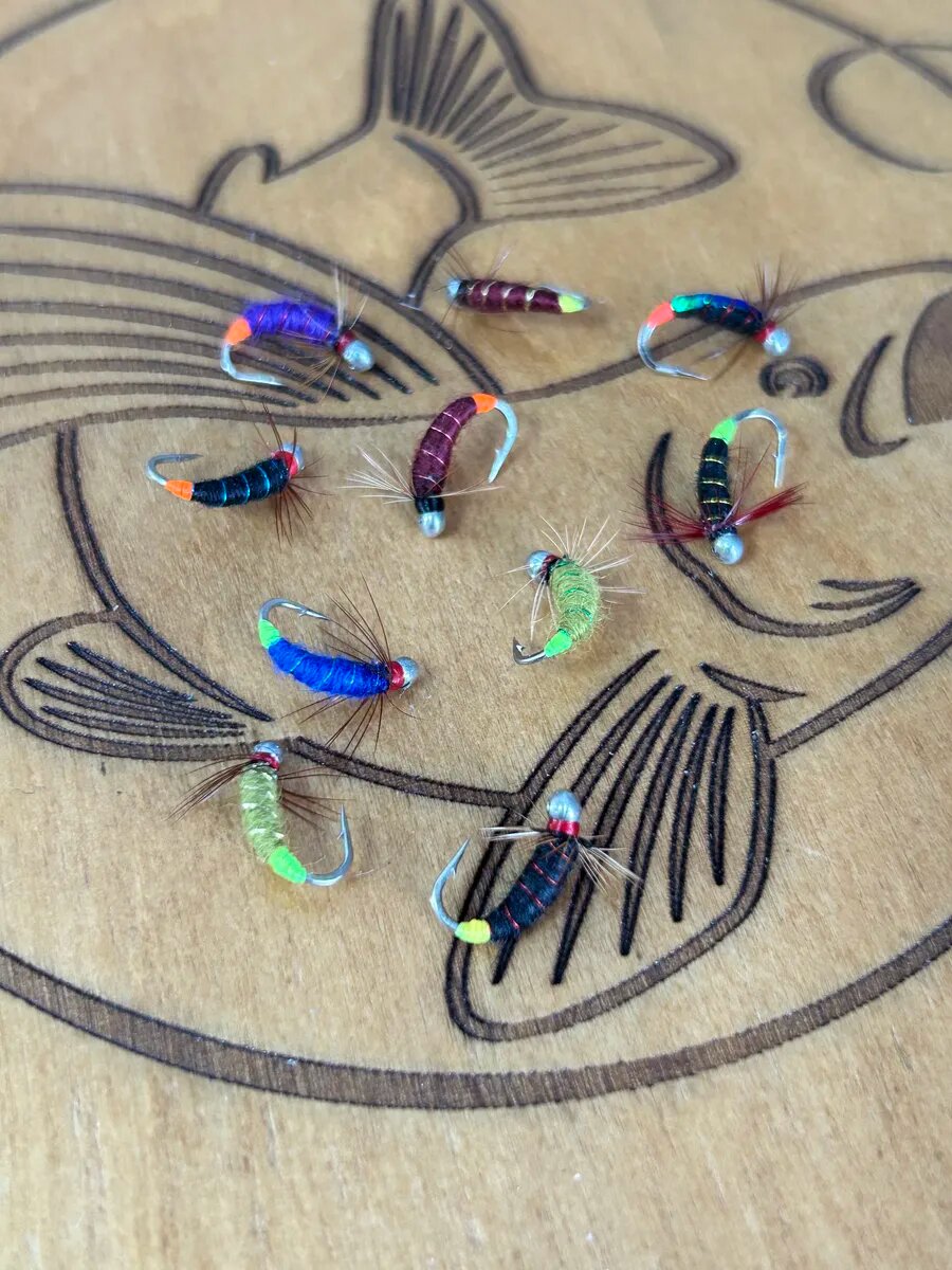 Набор мух на хариуса и ленка, 10 шт