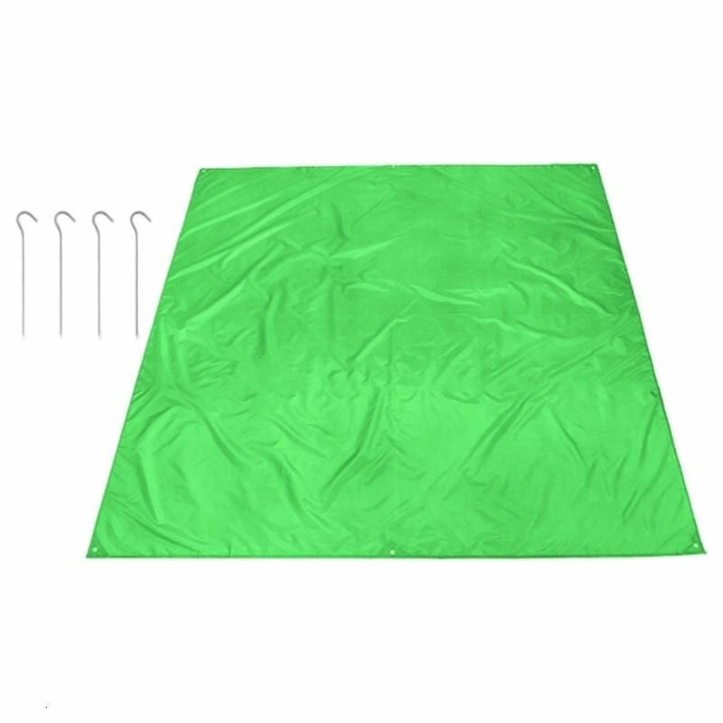 Большие брезентовые тенты для пикника и пляжа, - Трава Зеленая 220x180c