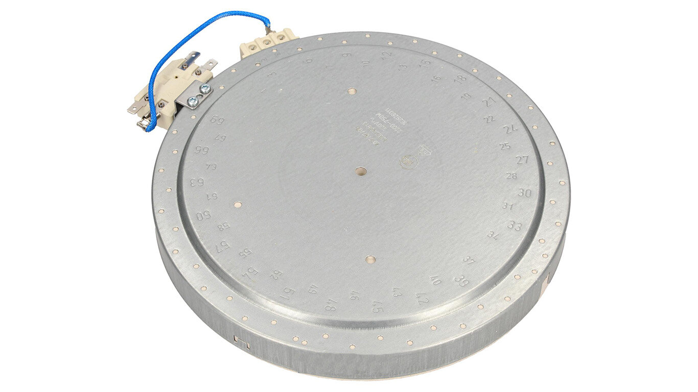Электроконфорка к плите INDESIT IRT 260 B 912635, 408922, 482527 (мощность 2200W/750W, D внешний - 230 мм, 2302333810, снято с гарантийной техники)