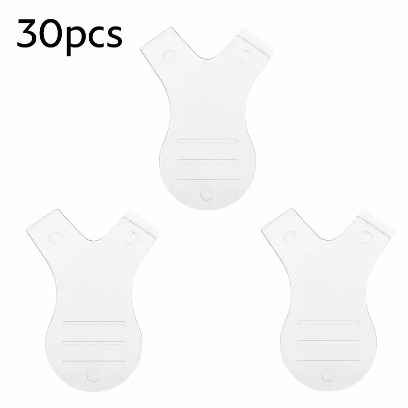 Набор из 30 силиконовых щеточек AILYRISS для ламинирования ресниц 30pcs Transparent