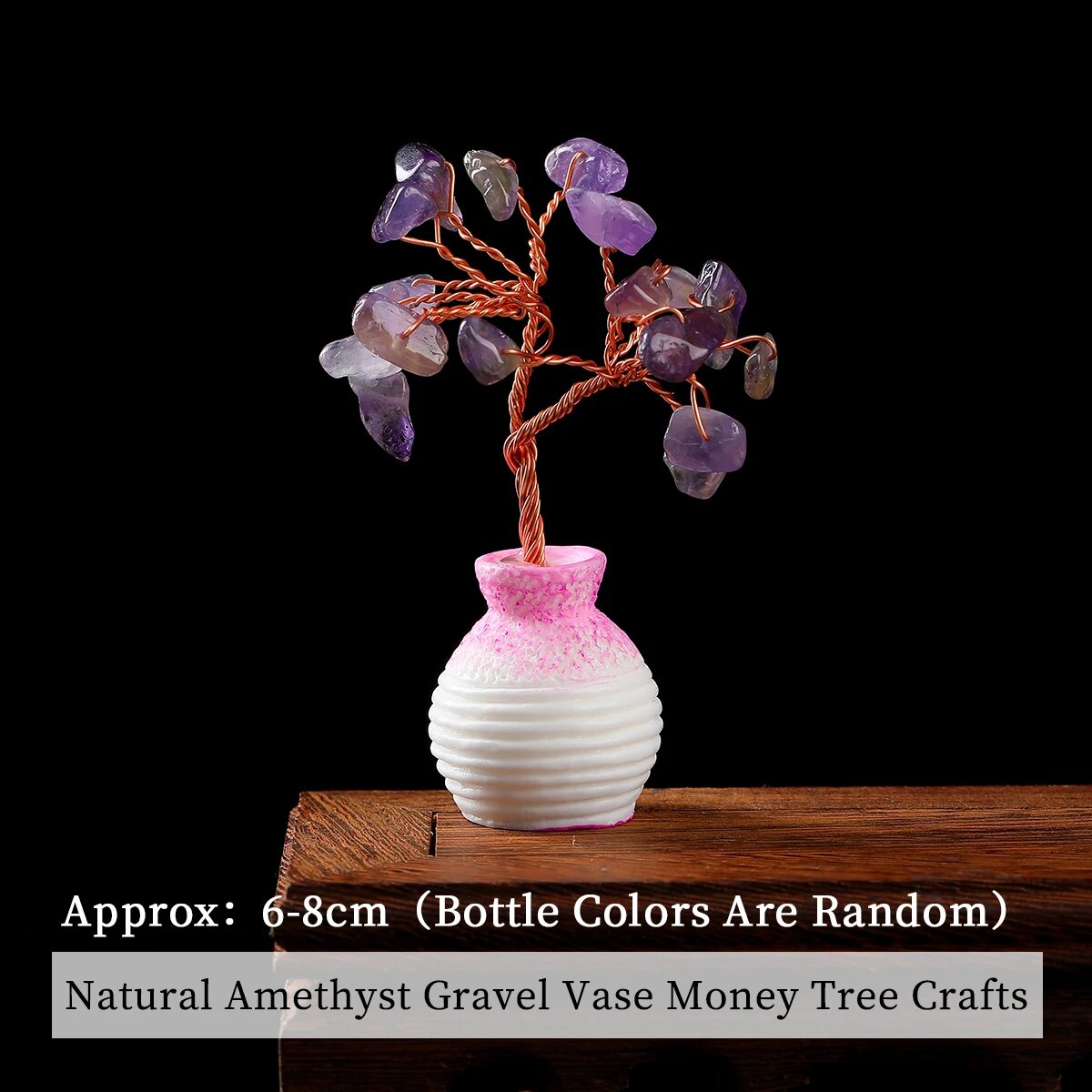 Необработанный аметист и цитрин для украшений 6-8mm