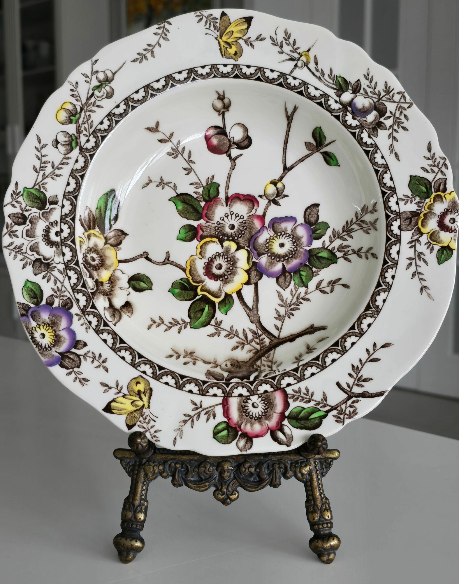 Антикварная тарелка под первое