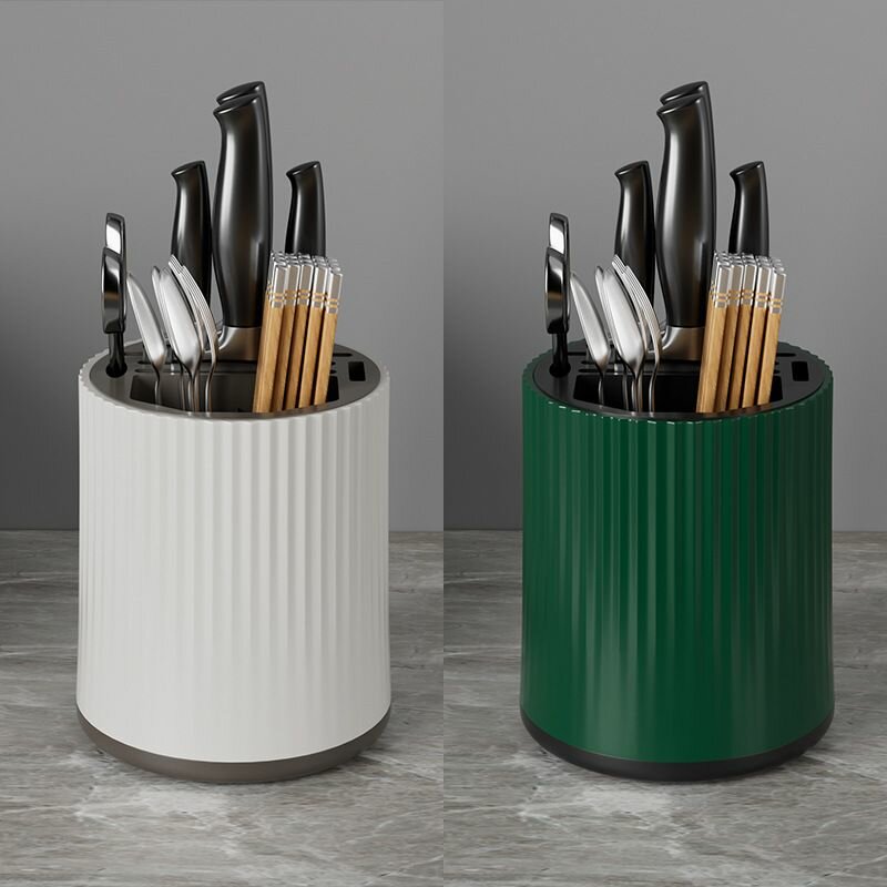 Кухонный вращающийся держатель для ножей, многофункциональный палочек, , интегрированный ящик хранения, домашний