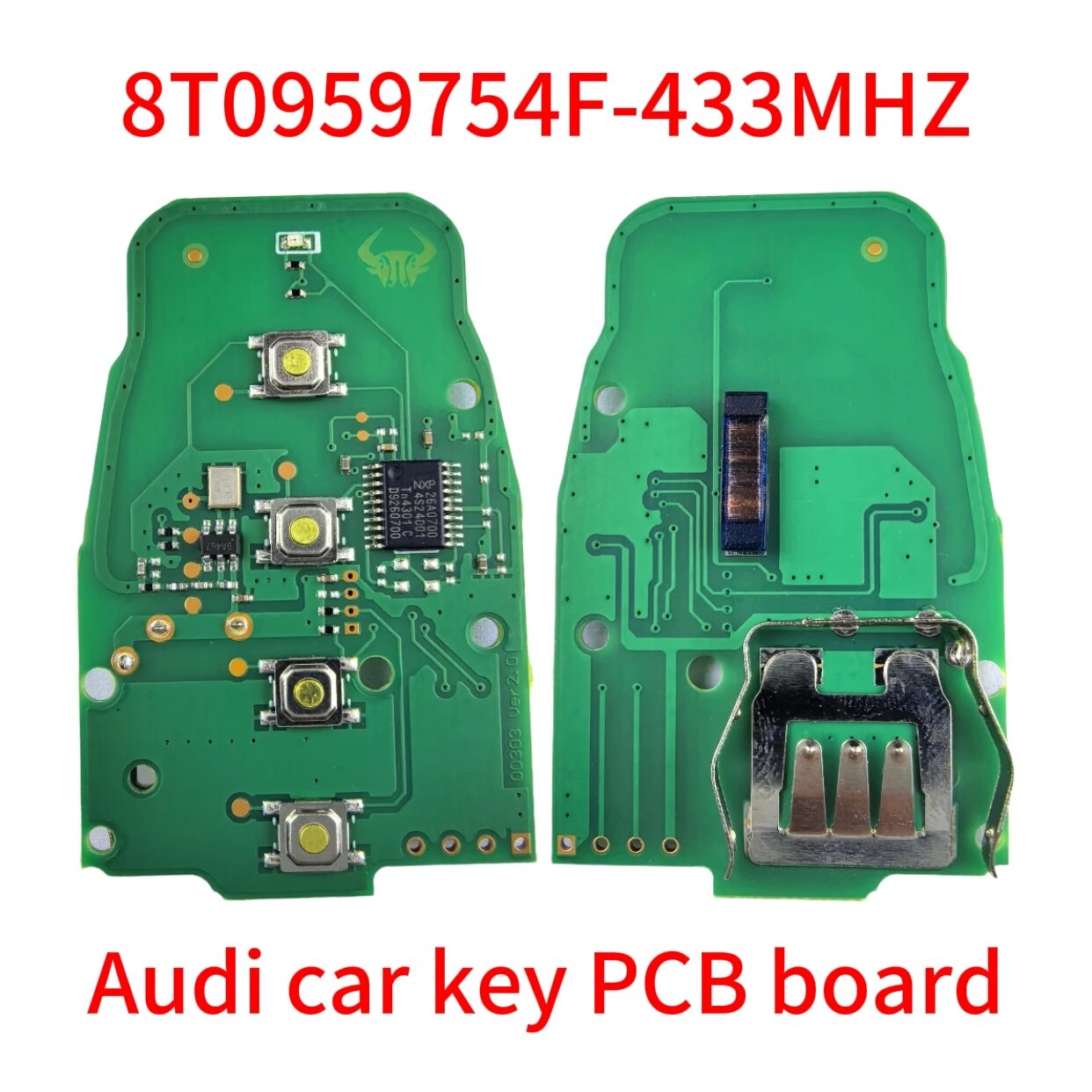 JXKEY Smart Remote Key Semi Keyless 3/4BTN 315 МГц/433 МГц/868 МГц 8T0 959 754C для Audi Q5 A4L A5 A6 A7 A8 RS4 RS5 S4 S5 автомобильный ключ PCB-433MHZ, 1 pieces