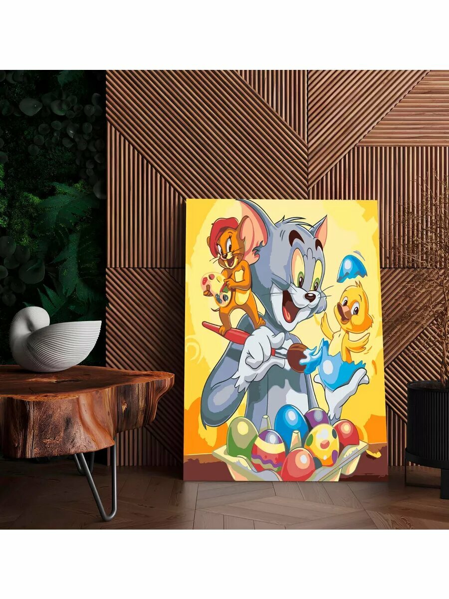 Картина по номерам Том и Джерри