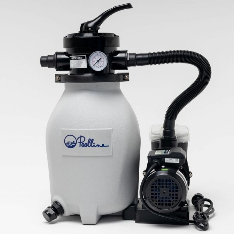 Фильтровальная установка Poolline 305мм 0,25 кВт 7,5м3/ч, до 20м3, 19кг песка