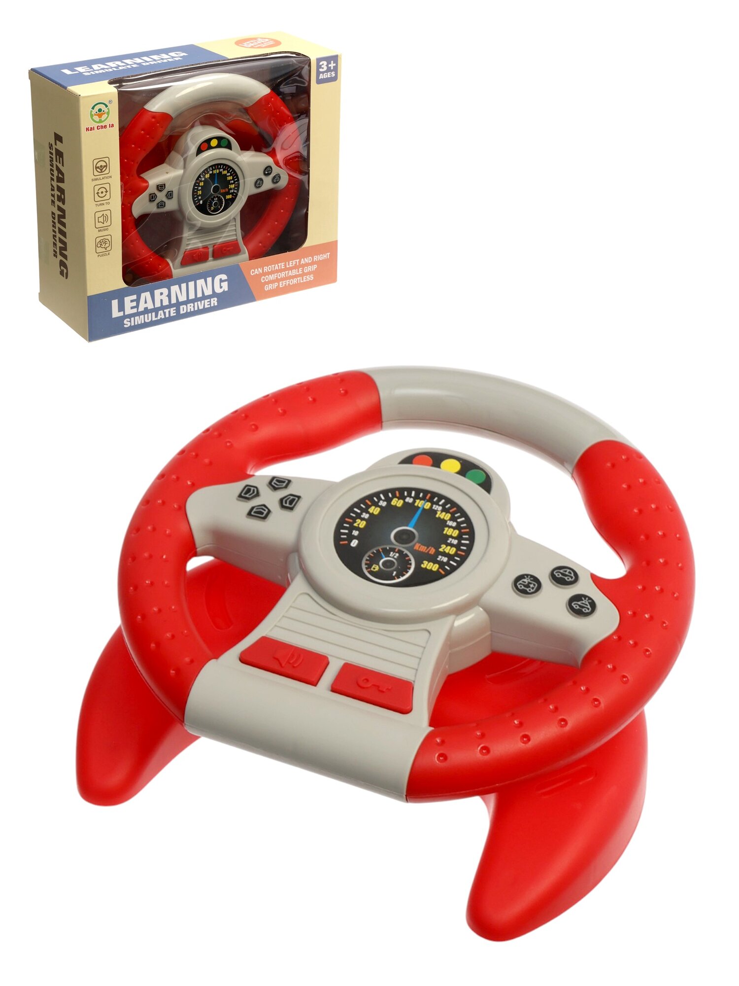 Руль музыкальный «Cупер гонщик», звуковые эффекты