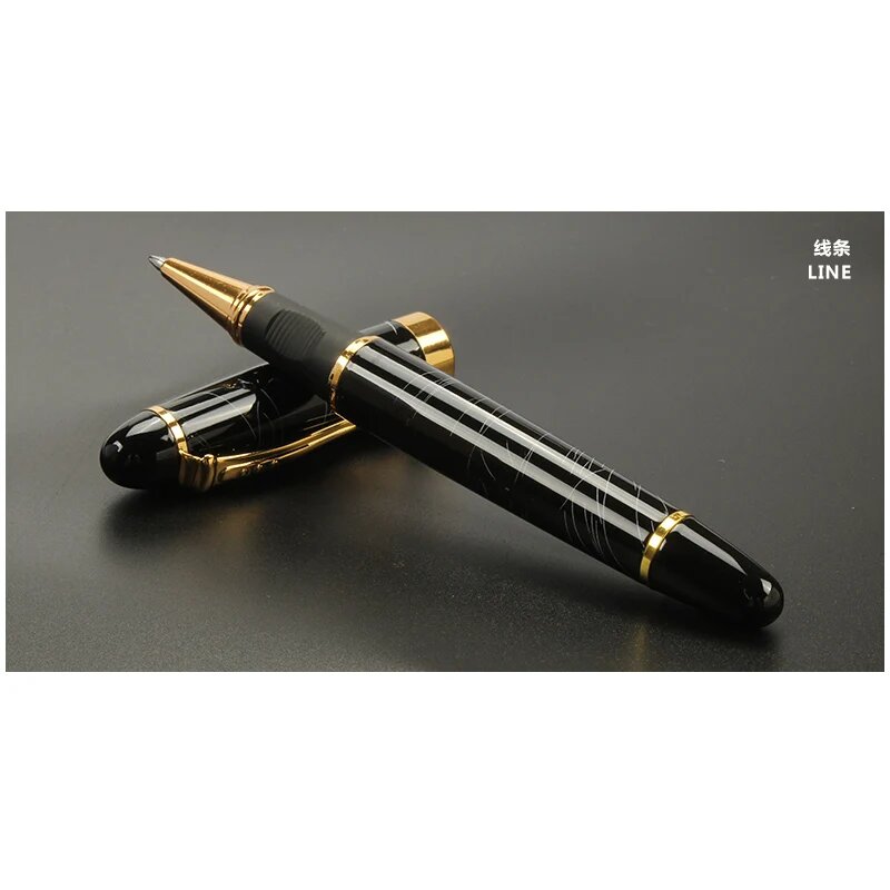 Ручка-роллер Jinhao X450 металлическая черная 0,7 мм 16