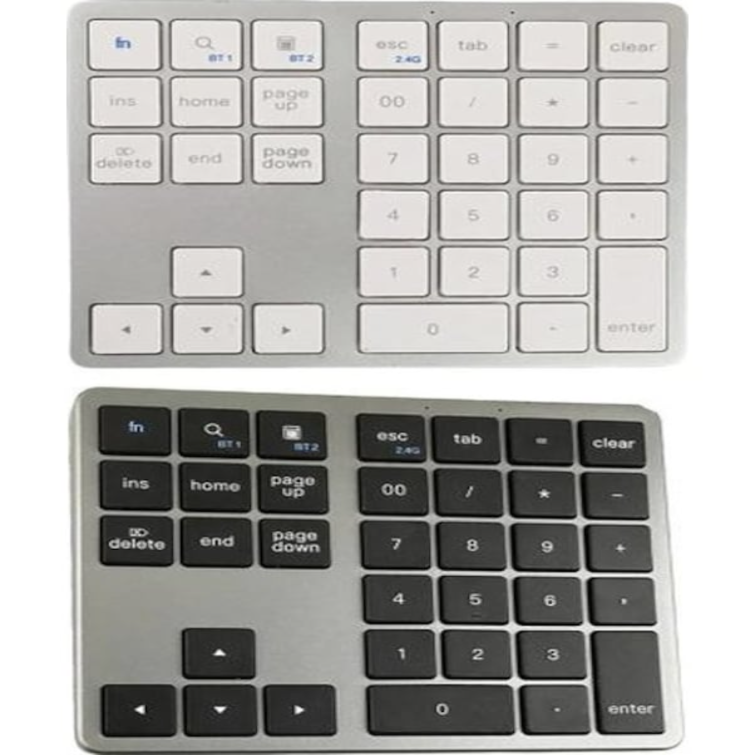 35 Key Wireless Numeric Keypad Rechargeable Bluetooth Keyboard Black — фото 1