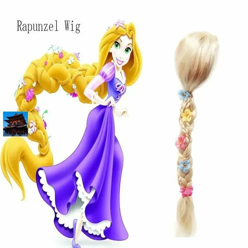 Рапунцель - плетеный парик