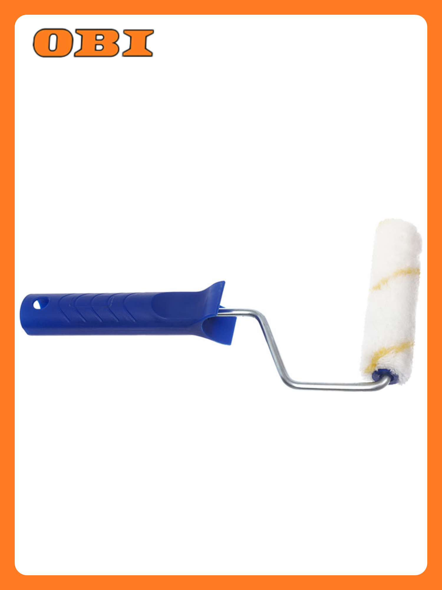 Мини-валик малярный TOOLBERG с ручкой, полиакрил 11/15/110мм, под ручку 6мм