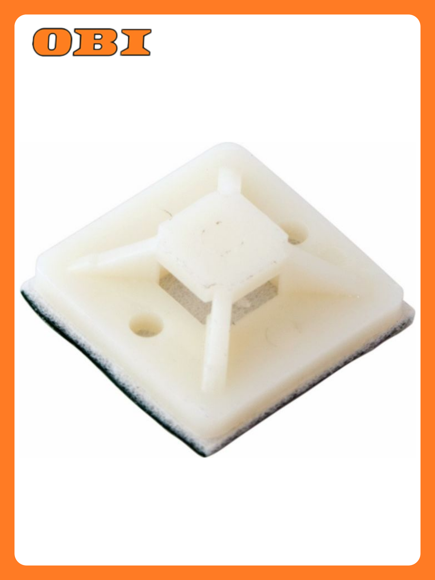 Площадка самоклеящаяся REXANT 30х30 мм, белая, упаковка 100 шт.