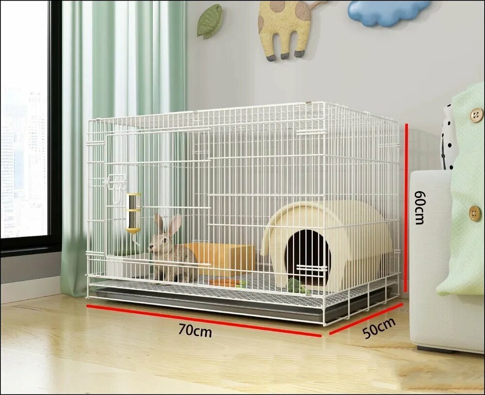 Сборный вольер для кроликов эксклюзивной комплектации