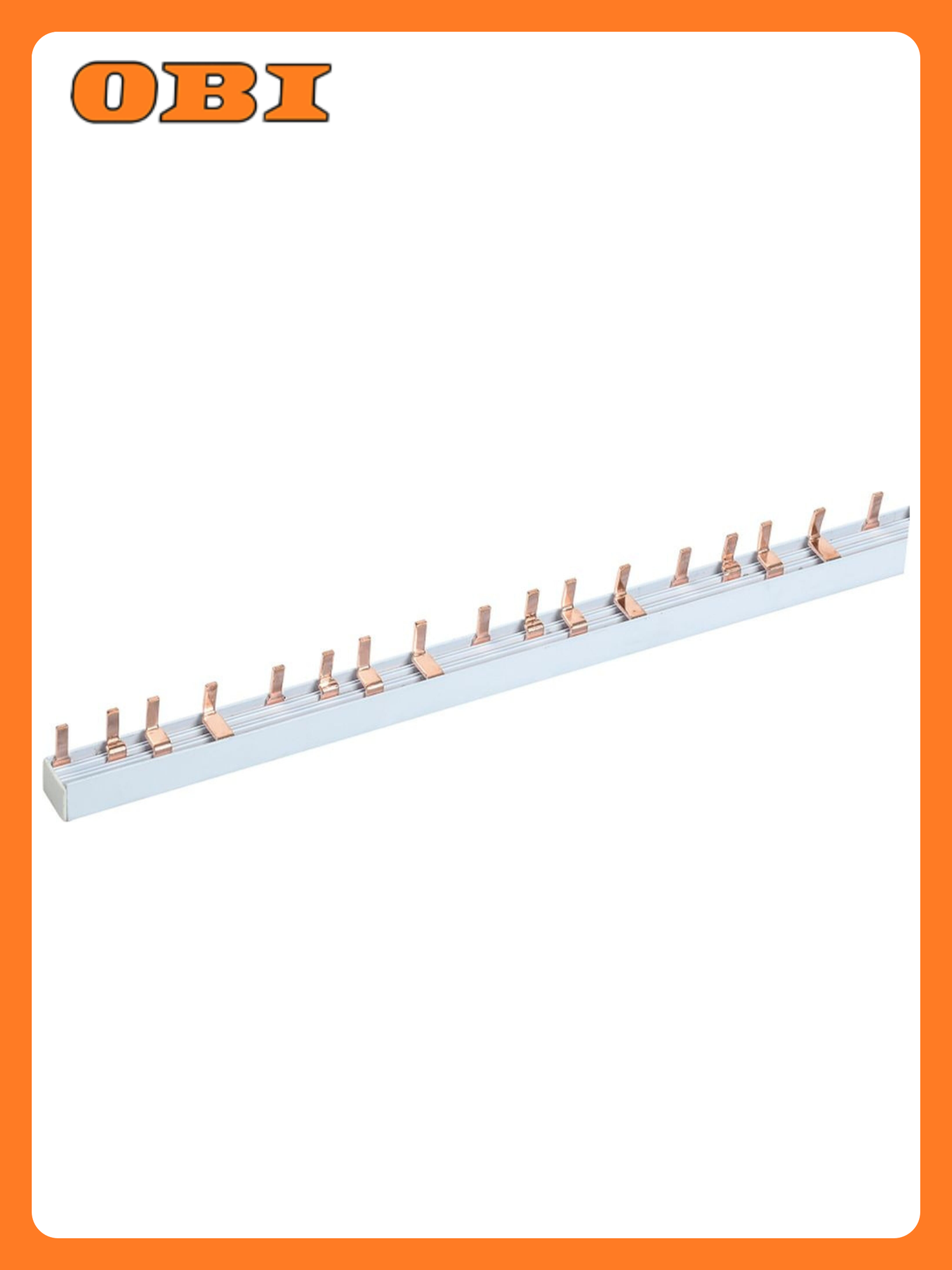 Соединительная шина REXANT PIN, 4 полюса, 100 А, 1 м, серебристая