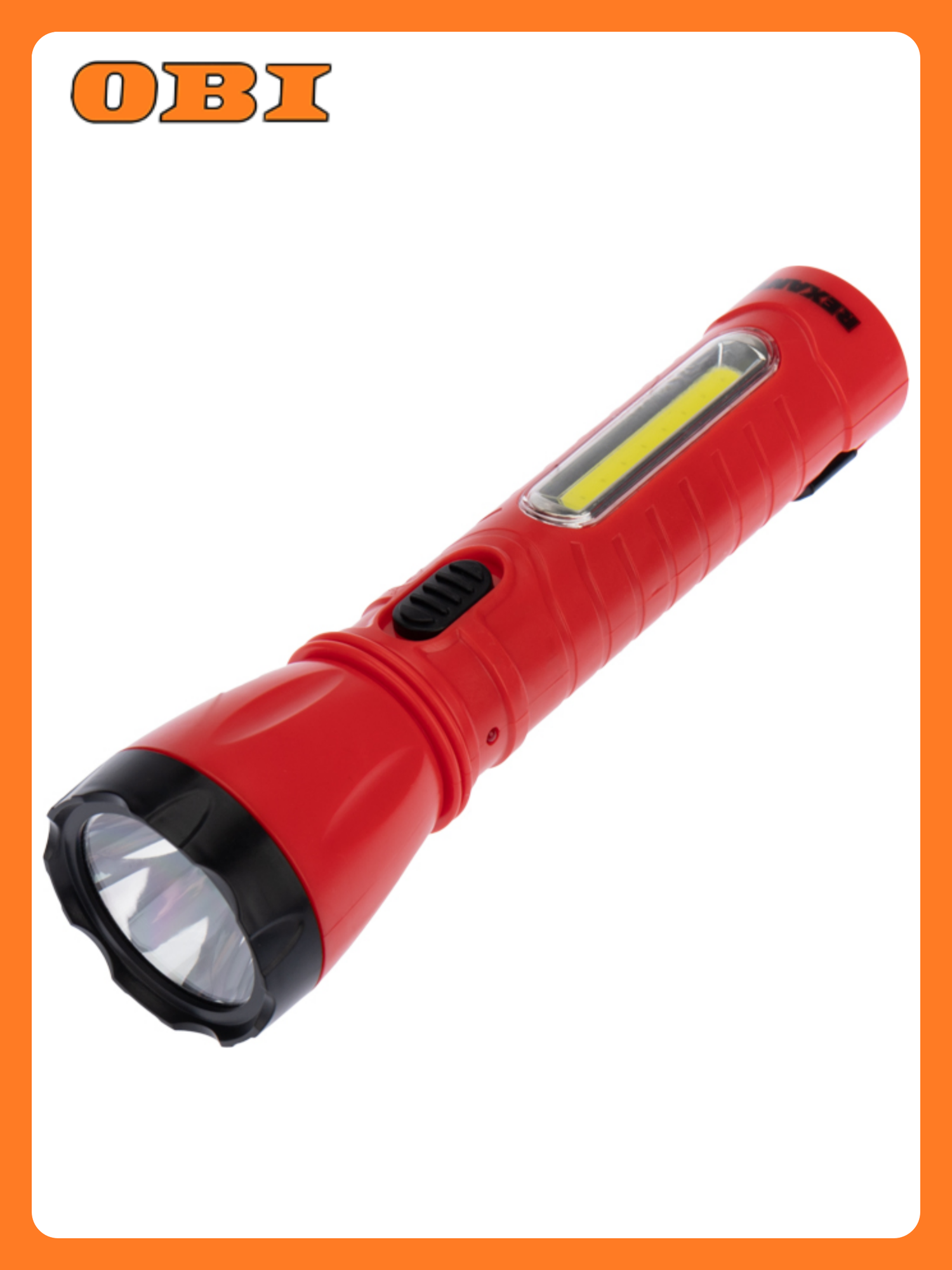 Фонарь универсальный, двухрежимный, со встроенной евровилкой