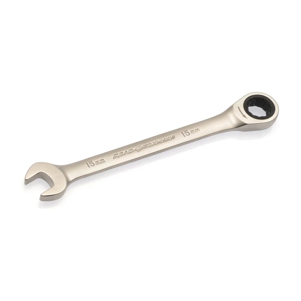 Комбинированный ключ Дело Техники трещоточный 15мм 515015, 15 мм, для работы с крепежом