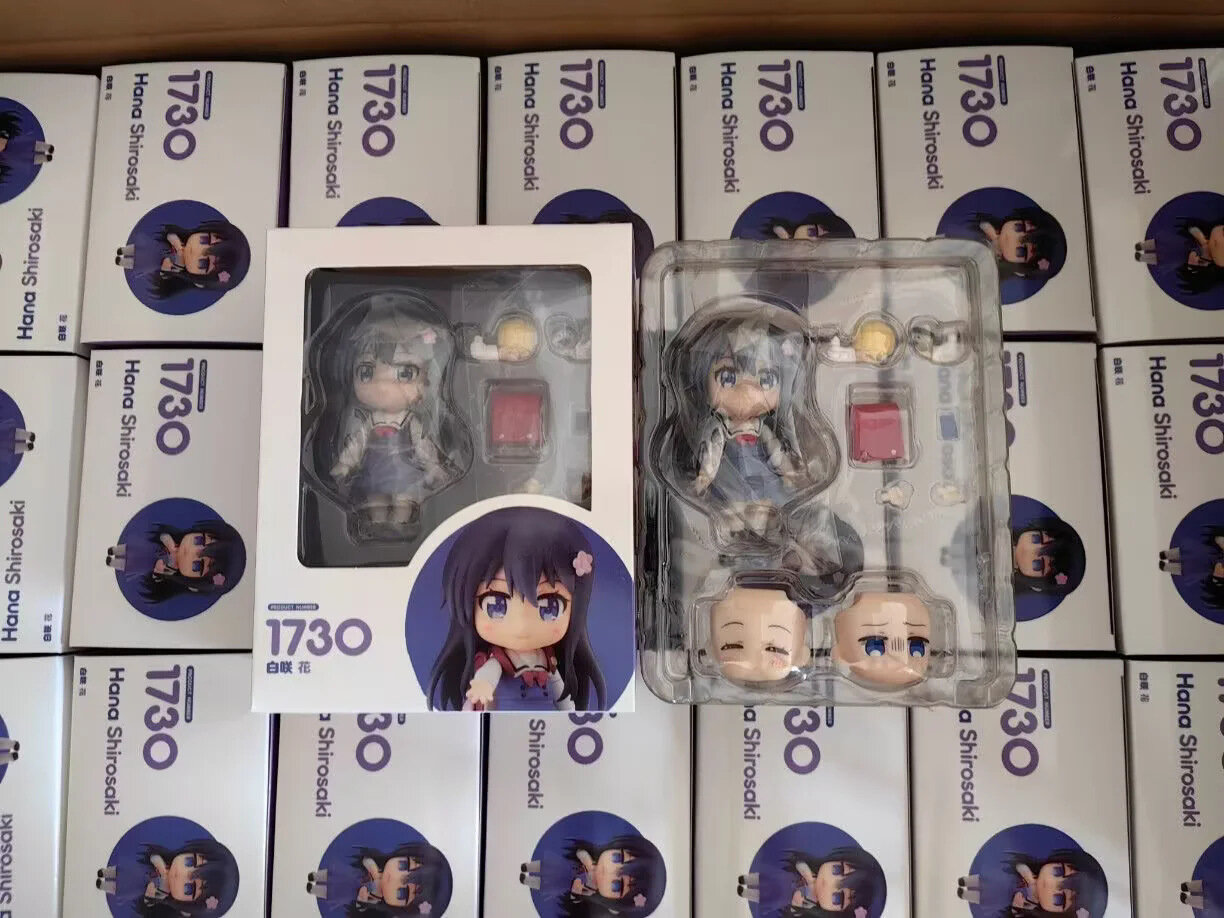 На меня спустился ангел - чиби Нендороид Ширасаки Ханахимэ, Саканоа и Хосино Хината - подвижные фигурки.