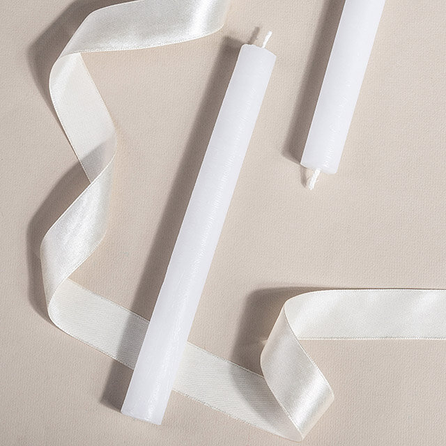 Столовая свеча Claire 20 см белая, Koopman, ACB100200