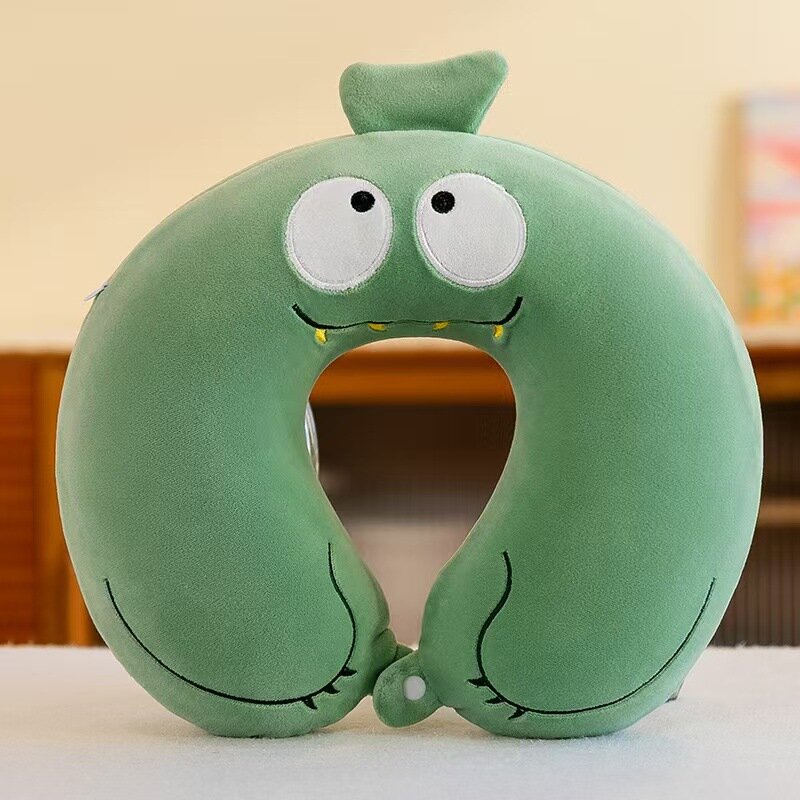 Мягкая игрушка в форме буквы U, подарок с вышивкой, оптовый производитель, подушка для сна, подушка для шеи