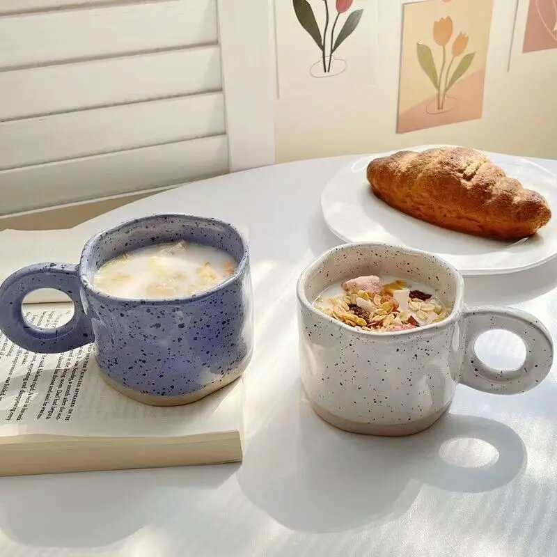 Кружка керамическая корейская 250 мл, Creamy White