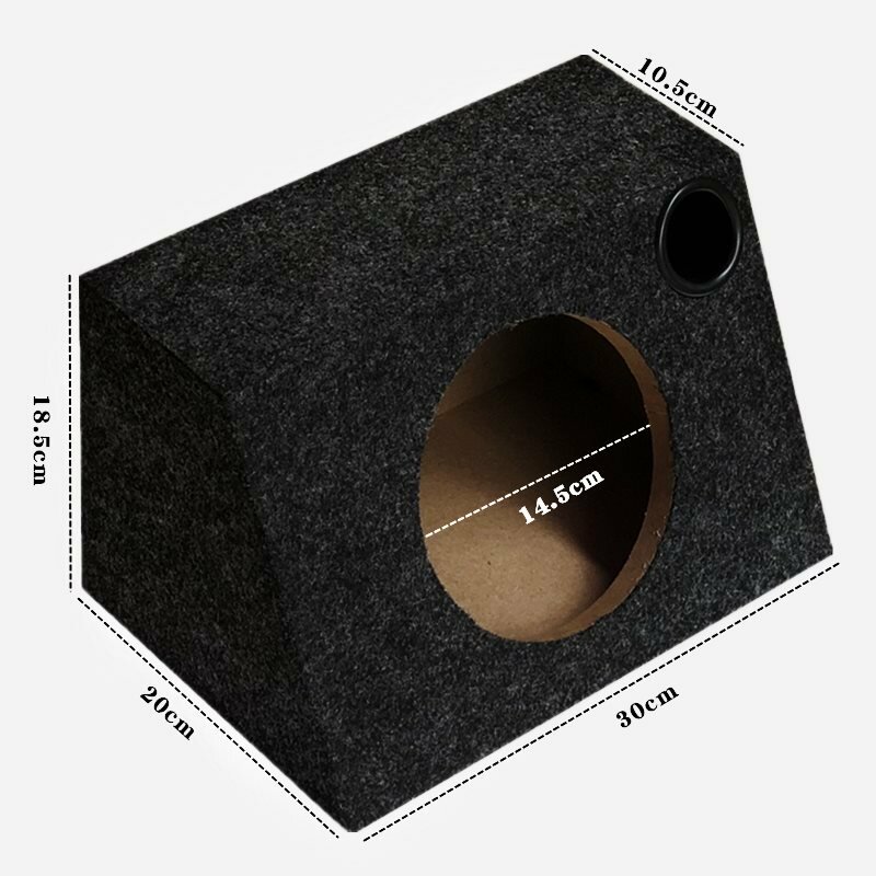 4-дюймовый 5-дюймовый 6inch 6.5inch 6x9inch динамик квадратная деревянная коробка, пустая коробка для дома, низкий динамик, шкаф для пробного динамика в автомобиле