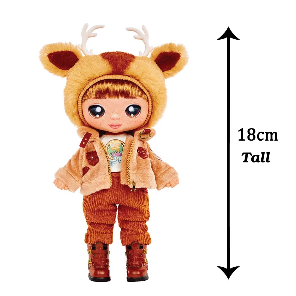 Набор мини-кукол NaNa Baby Dolls из хлопка Коричневый, brown-no box