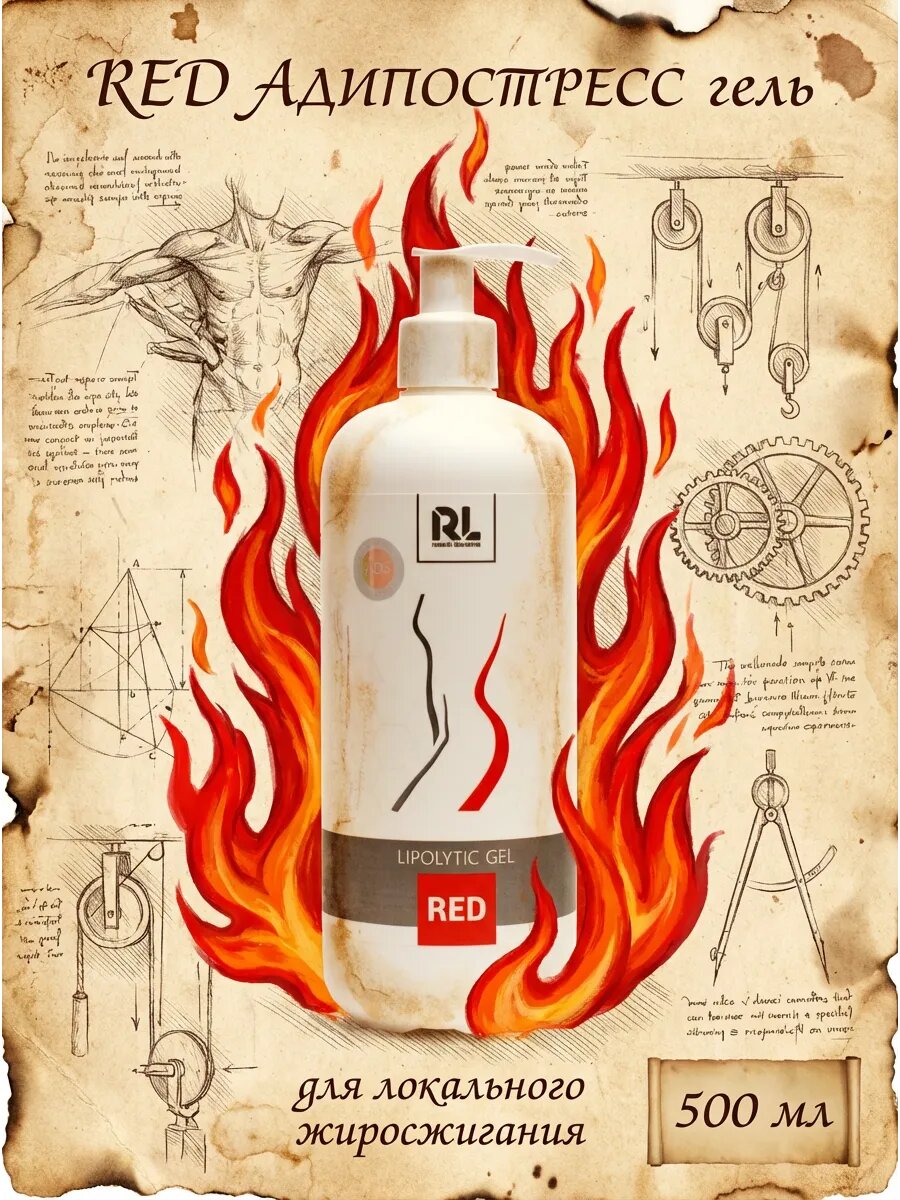 AdipoStress-липолитик RED. Гель от целлюлита.