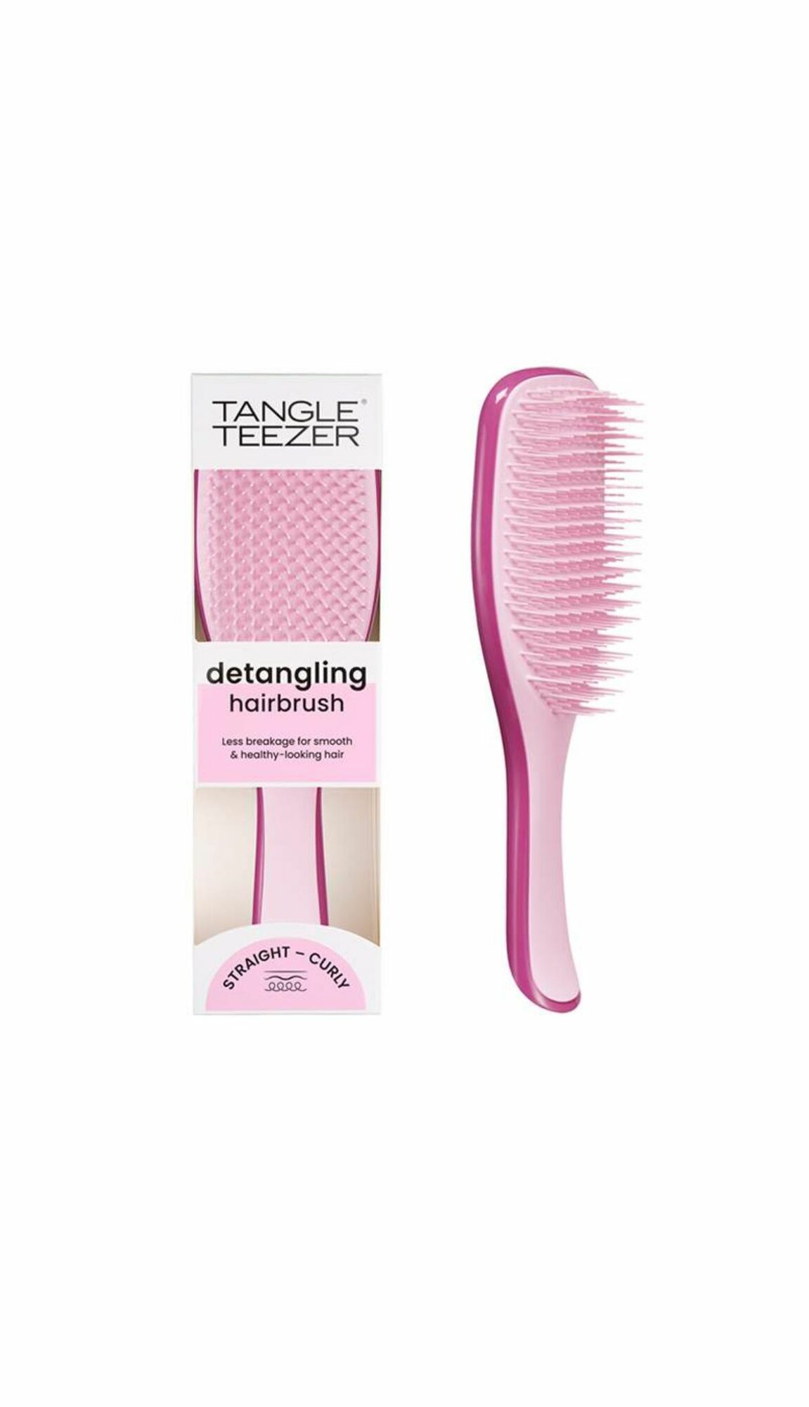 Tangle Teezer The Wet Detangler Raspberry Rouge Расческа для волос, малиновый