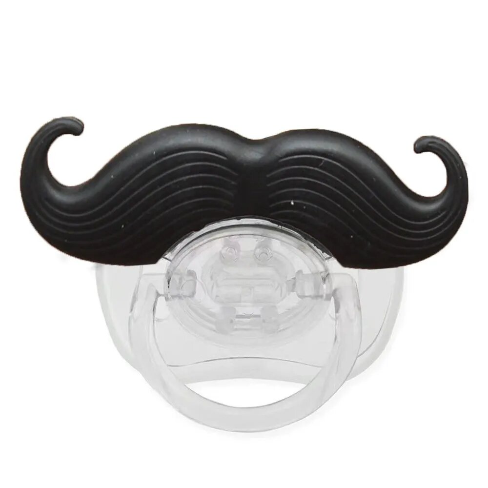 Интересная силиконовая пустышка для новорожденных, пустышка в форме усиков для детей 0-3 лет, идеальный подарок, не содержит бисфенола А