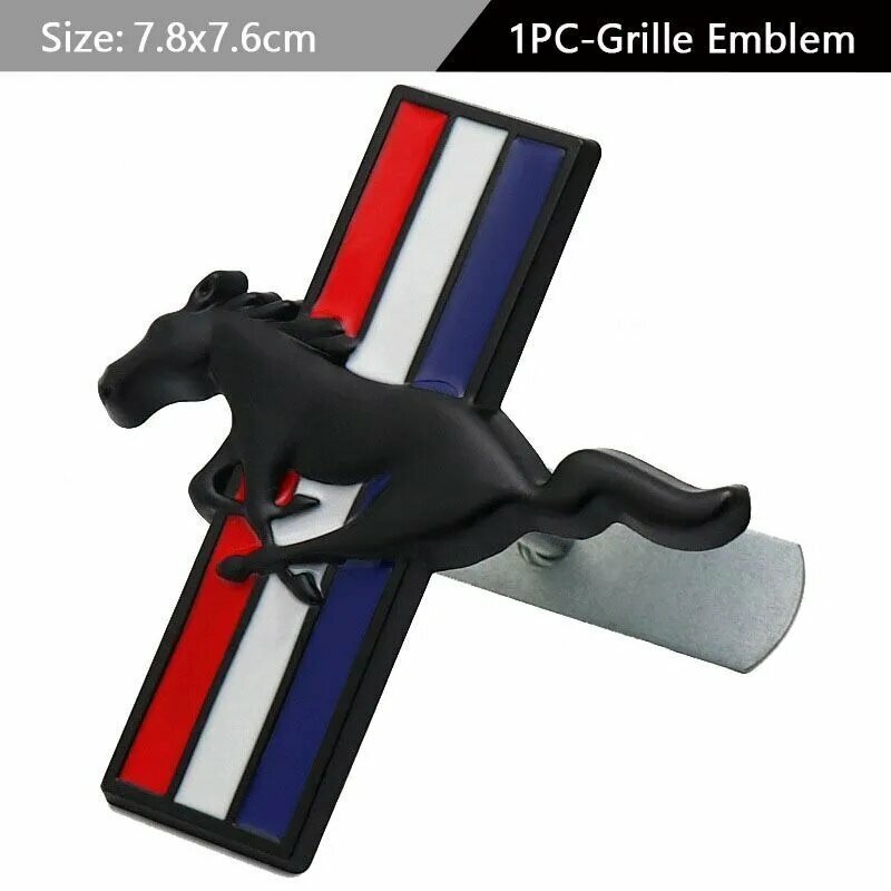 Ford Mustang Металлическая автомобильная передняя решетка Эмблема