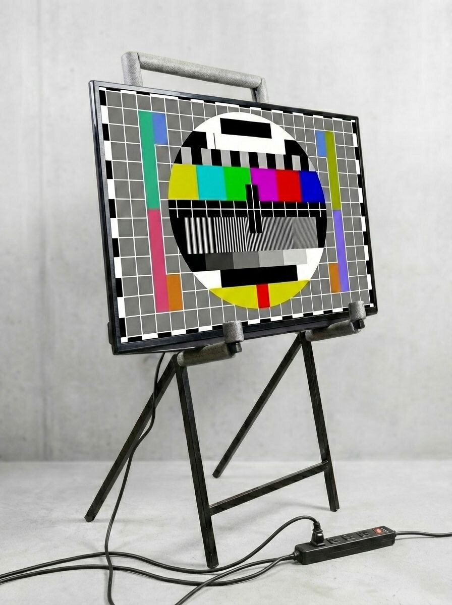 Стойка проверки телевизоров и мониторов перед продажей