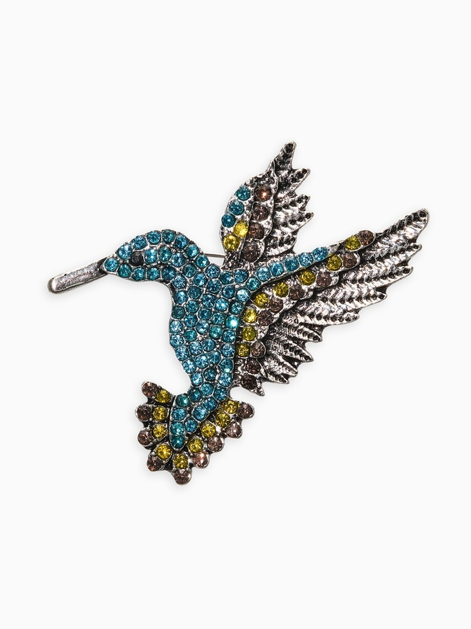 Брошь, стразы