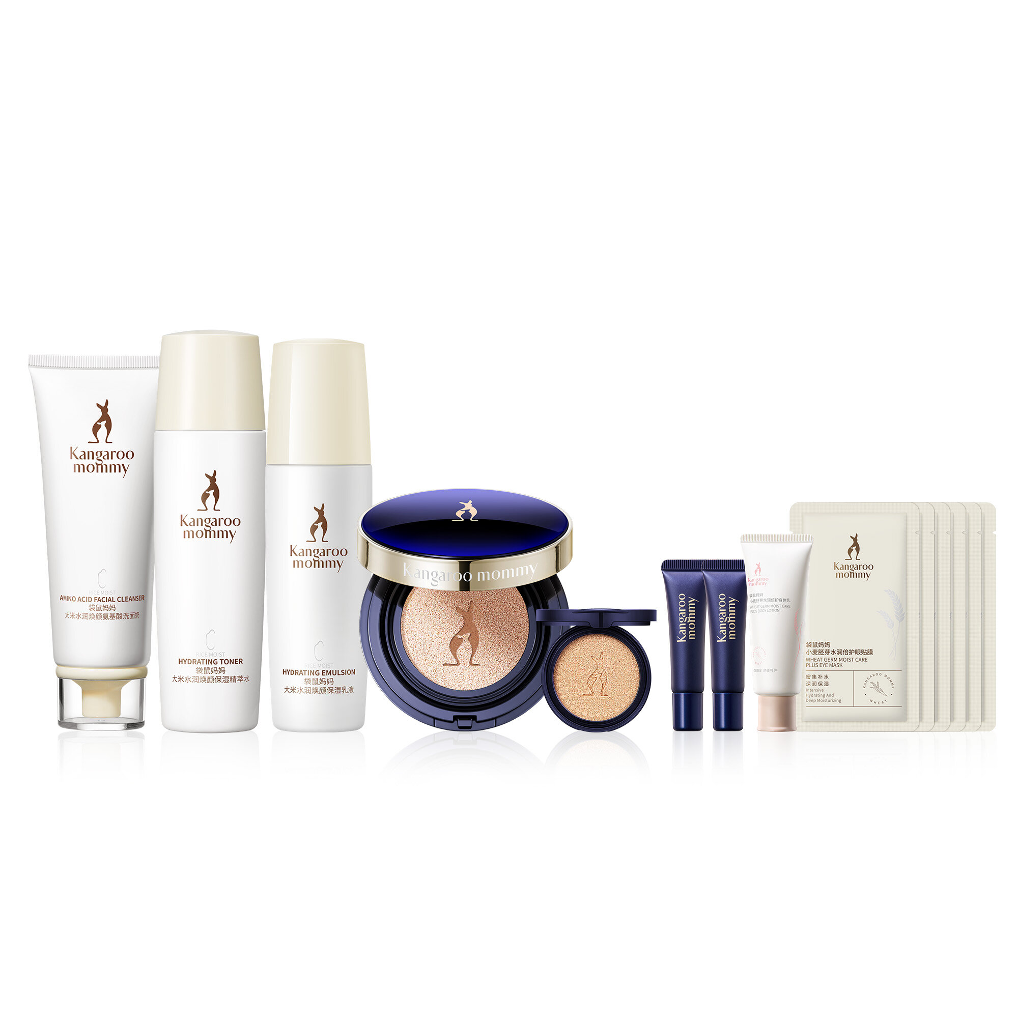 Эмульсия для лица женская Kangaroo Mommy Белый рис увлажняющая омолаживающая на водной основе, арт. 5705254