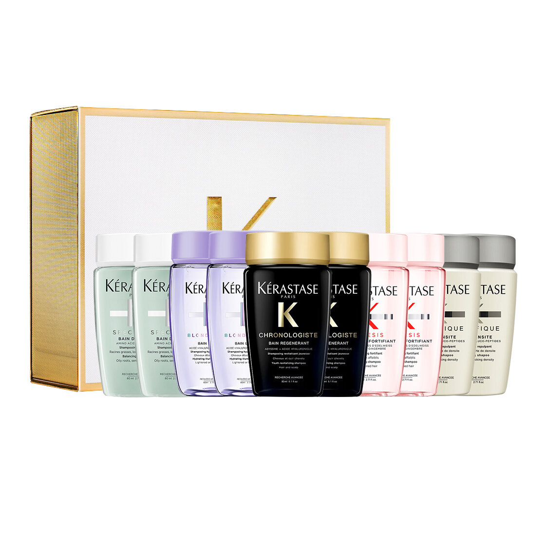 Комплект шампунь и кондиционер унисекс KERASTASE Family Experience для контроля масла, объема и пышности волос