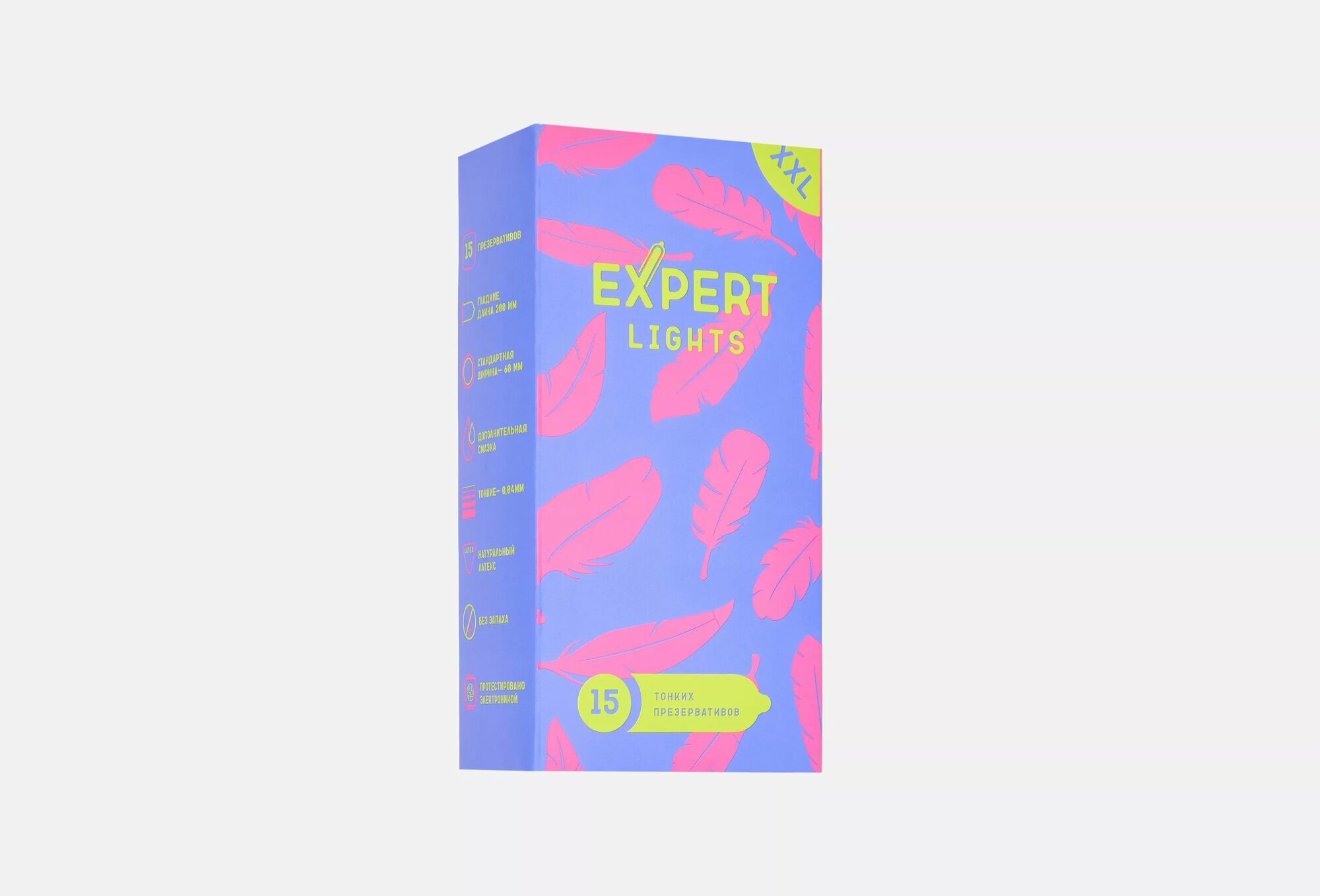 Презервативы Expert "Lights XXL" ультратонкие, увеличенные №15