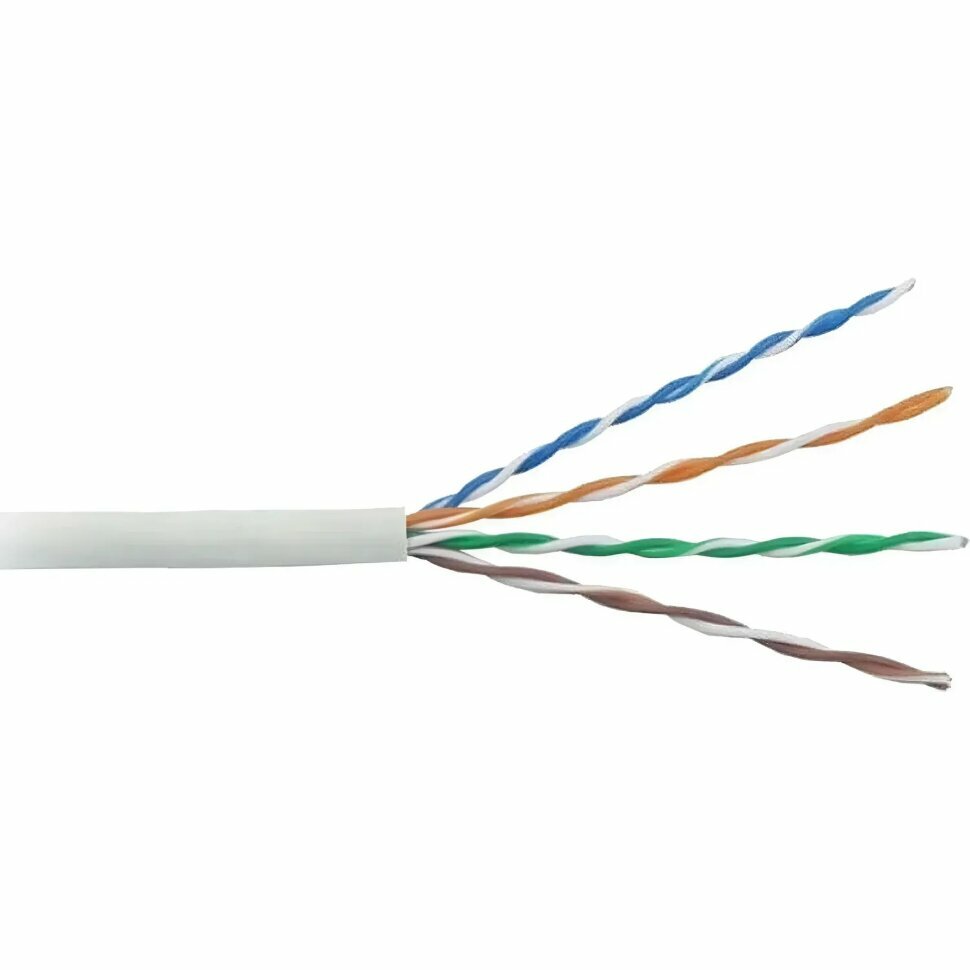 Кабель TWT TWT-5EUTP-LSZH 4 пары, Кат.5e, LSZH, 305 метров, белый, 2125696