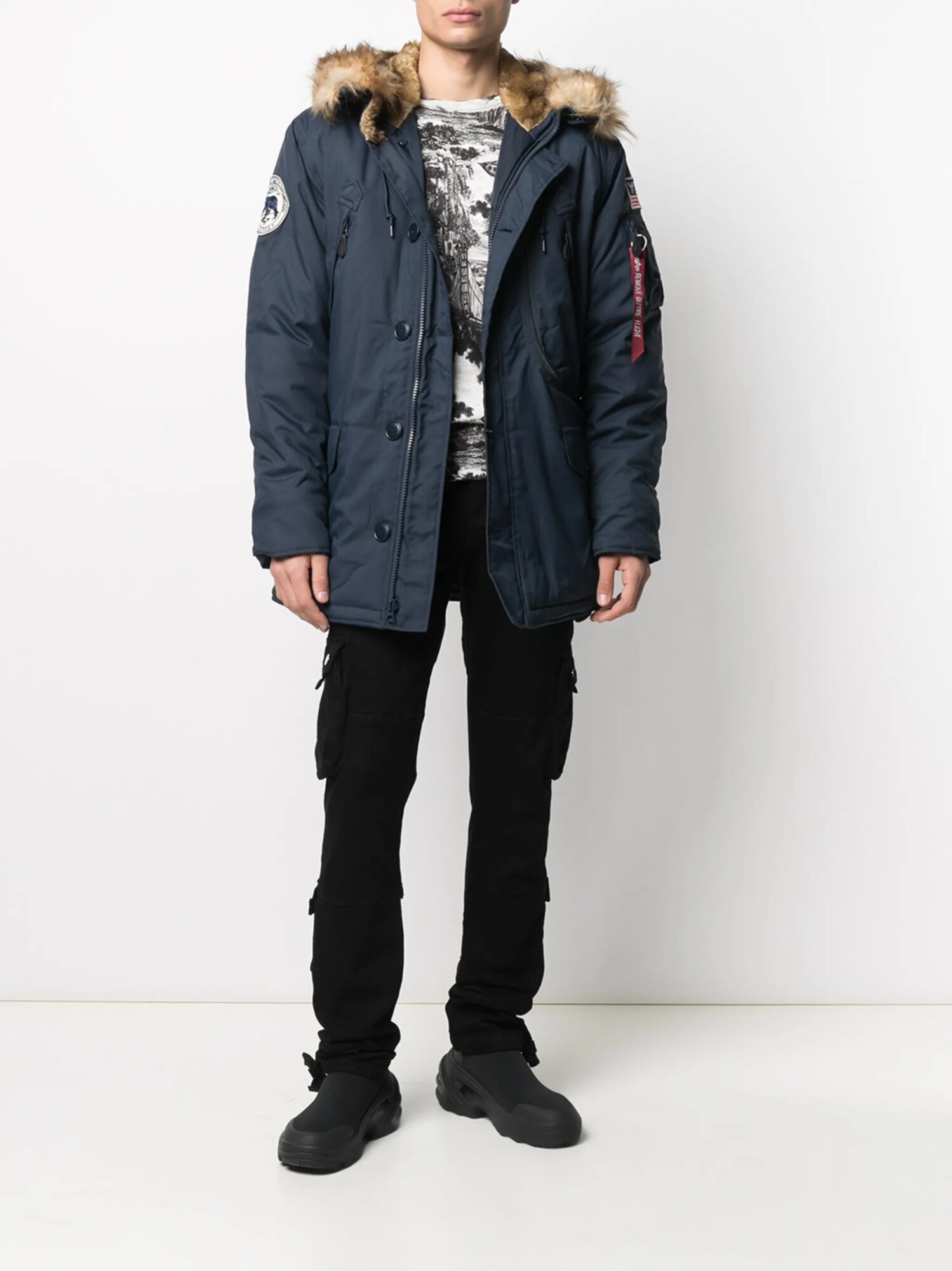 Куртка ALPHA INDUSTRIES Polar, размер 46, blue — фото 1